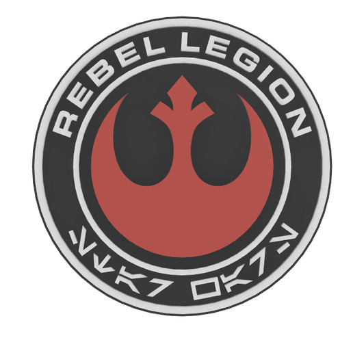 ⭐ STAR WARS Rebel Legion Emblem・ 3D File for 3D printing・Cults