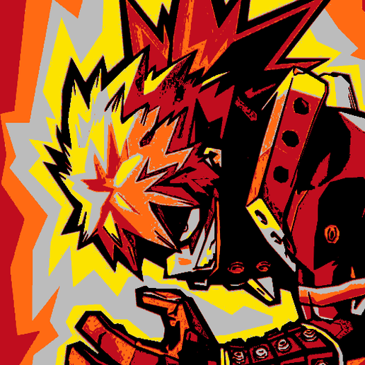 STL file Bakugo - Color 🎨 ・Design to download and 3D print・Cults
