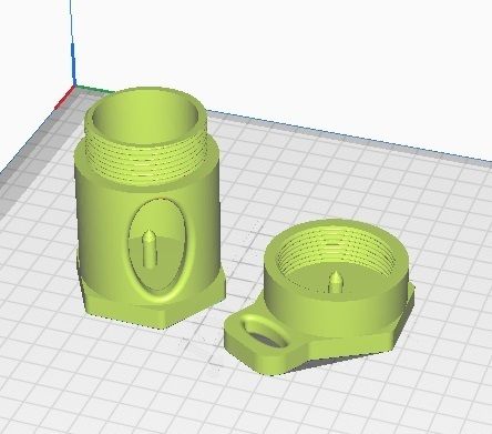 🐕 Dog poop bags container・ STL File for 3D printing・Cults