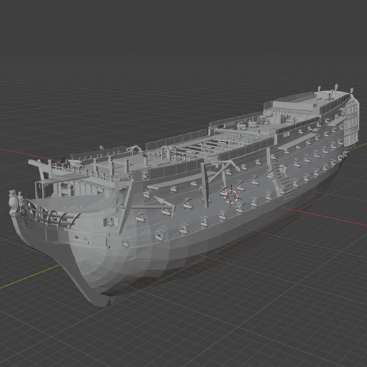 ️ Naval Action - HMS Victory 3D Model MINI KIT・ STL File for 3D ...