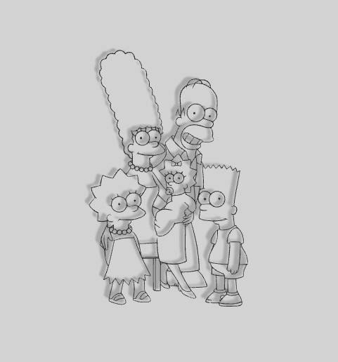 coloring book the simpsons