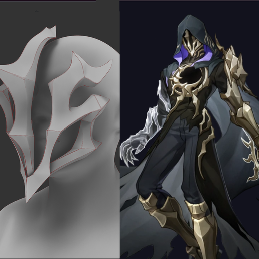 🔥 Flame Reaver - Mask - Honkai Star Rail・ 3D File for 3D printing・Cults