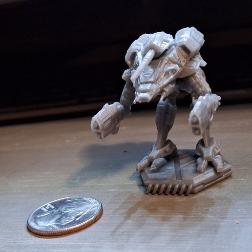 🤖 M-2D battle mech 9 model Pose Pack (scale compatible with battletech ...