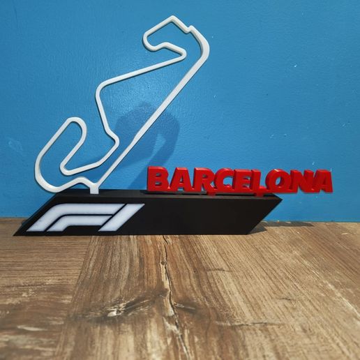 STL file deco circuit F1 barcelona 🏎️ ・3D print design to download・Cults