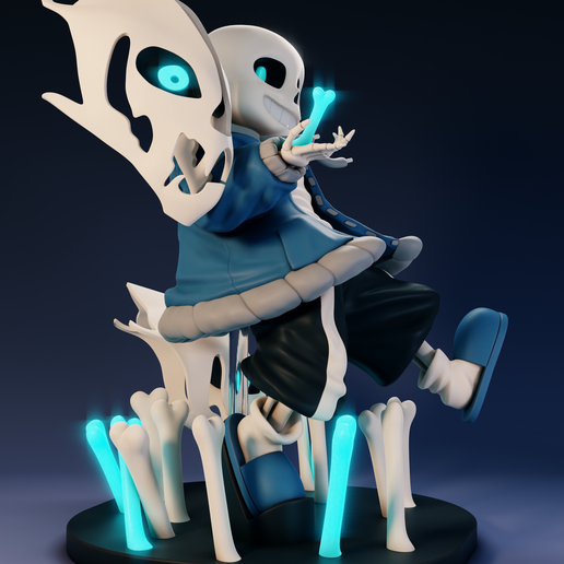 ♂️ Sans | Undertale.・ 3D File for ・Cults