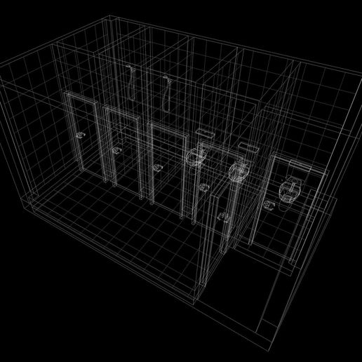 🚽 Simple public toilet by REVIT 25R04・ STL File for ・Cults