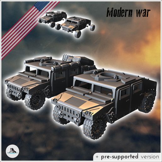 🥶 Humvee M998 High mobility multipurpose wheeled vehicle HMMWV all ...