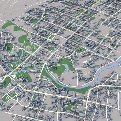 🏙️ Rezekne City Latvia・ STL File for 3D printing・Cults