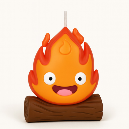 👾 CALCIFER - CANDLE/CANDLE・ STL File for 3D printing・Cults