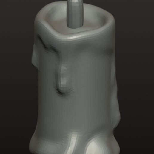 🕯️ Candle・Free STL File for 3D printing・Cults