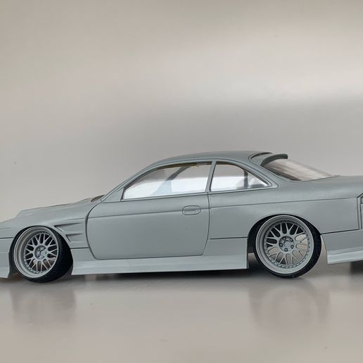 🚗 D-MAX KOUKI BODYKIT for NISSAN SILVIA S14 FUJIMI 1/24・文件用于 STL 三维打印・Cults
