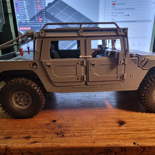 3D printing 10mm suspension lift kit for 3D Printed Hummer / Humvee by ...