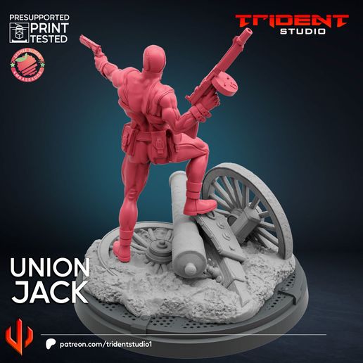 🎲 UNION JACK・ 3D File for 3D printing・Cults