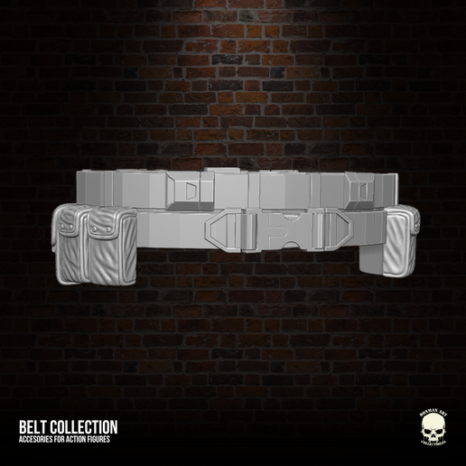 🥷 Belt Collection 3D printables for Action Figures・ STL File for 3D ...