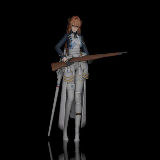 🔫 Springfield GIRLS' FRONTLINE 2: EXILIUM・ STL File for 3D printing・Cults