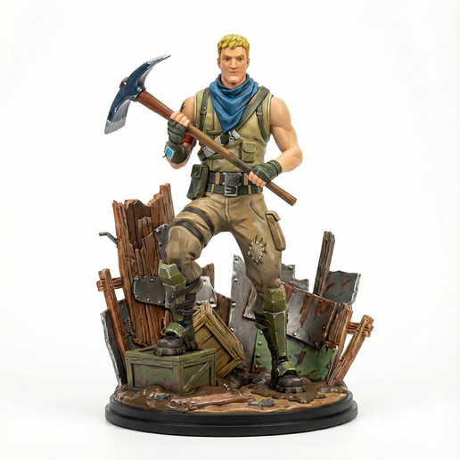 🎮 Action Figure - Fortnite・ STL File for 3D printing・Cults