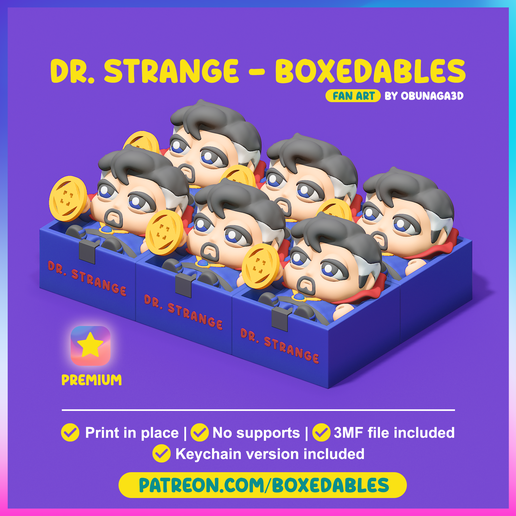 🩺 Doctor Strange - Premium Boxedables [Fan Art]・ STL File for 3D ...