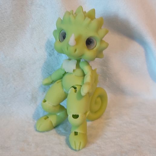 🦎 BJD Doll furry Lizard・ OBJ File for ・Cults