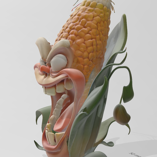 🌽 funny corn cob・ STL File for 3D printing・Cults