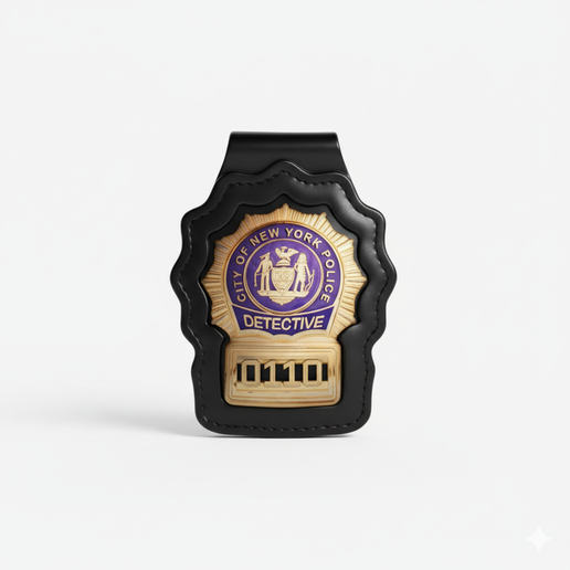 Adereço de crachá de detetive da NYPD 🗽🕵️ (Brooklyn 99 Cosplay)・Arquivo ...