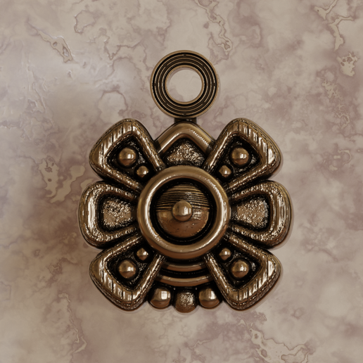 arquivo STL Simbolo Azteca - Aztec Symbol 2 Ollin / movement ...