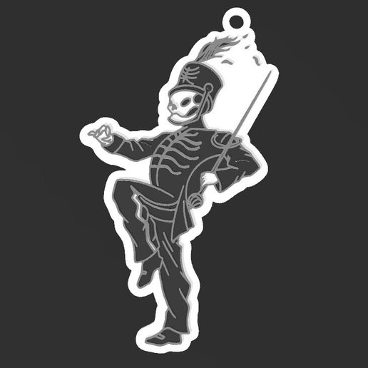 black parade skeleton