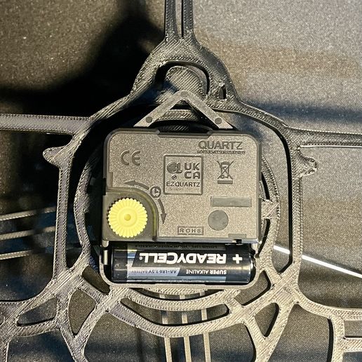 STL file Spitfire Line Art Wall Clock 🎨 ・3D printable model to download ...