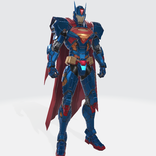 🦸‍♂️ Superman Mecha Model 01・ STL File for 3D printing・Cults