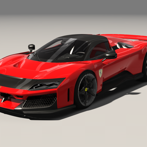 🦸 Ferrari F80・ STL File for 3D printing・Cults