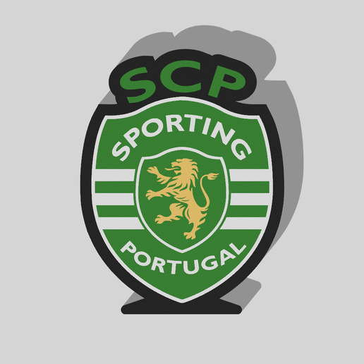 3MF file Sporting SCP 🦶 ・3D print design to download・Cults