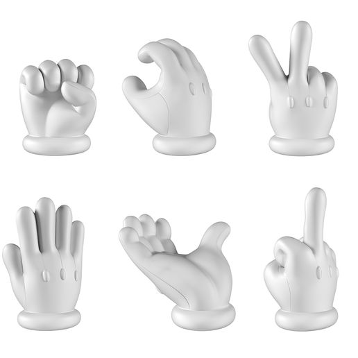 Mario Hand - Pack 01・ 3D File for 3D printing・Cults