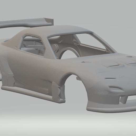 🚗 mazda rx7 custom james・ 3D File for 3D printing・Cults