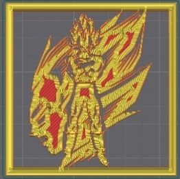 STL file 2D VEGETA Painting 🖼️ ・Model to download and 3D print・Cults