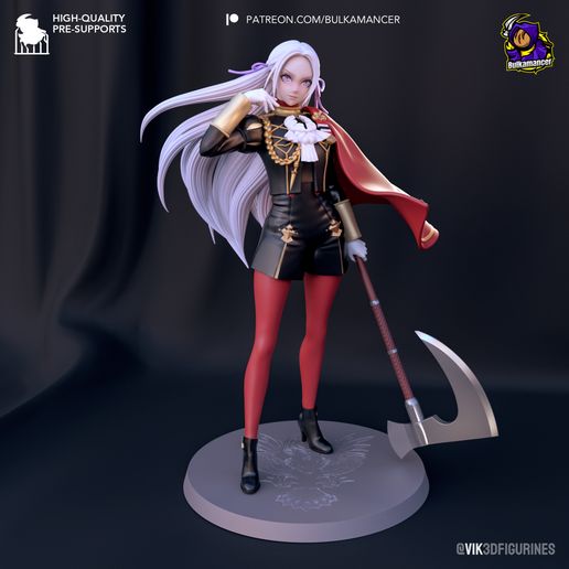 🧑‍🎓 Student Edelgard | Fire Emblem: Three Houses | 208mm・ 3D File for ...