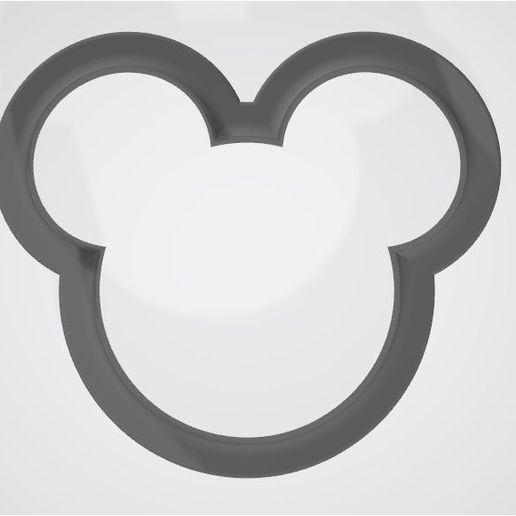 STL file Set of 2 cookie cutters Disney/ Minnie Mickey Mouse 🍪 ・3D ...