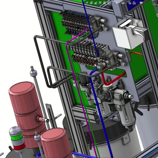 🧞‍♂️ 3D CAD Model – High Precision Grease Filling Machine・ 3D File for ...