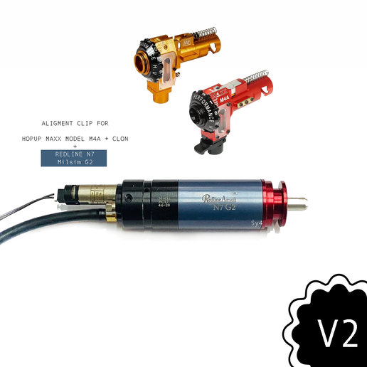 🔫 M4 - AEG HPA - MAXX MODEL + CLONE REDLINE N7 MILSIM G2 ALIGMENT CLIP ...