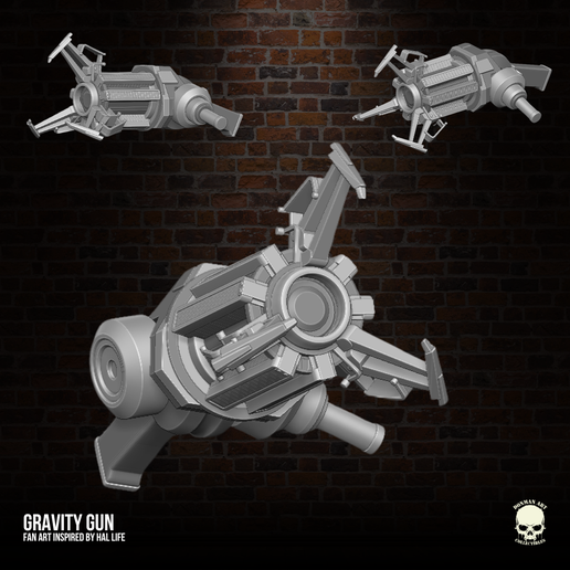 🔫 Gravity Gun Half Life Fan Art Stl Files for action figures・ STL File ...
