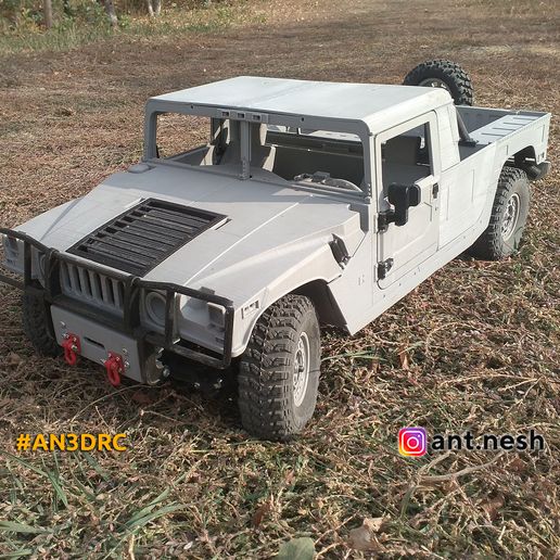 🚗 3D Printed Hummer H1 Chassis by AN3DRC・ 3D File for 3D printing・Cults