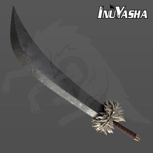 🗡️ Tessaiga sword from anime Inuyasha for cosplay 3d print model・ OBJ ...