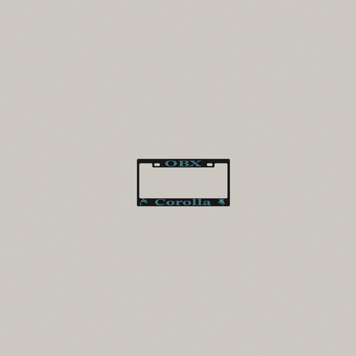 🖼️ Outer Banks License Plate Frame・ STL File for 3D printing・Cults