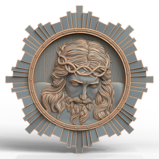 📁 3D Model STL File for CNC Router Laser & 3D Printer 0211. Jesus・文件用于 ...