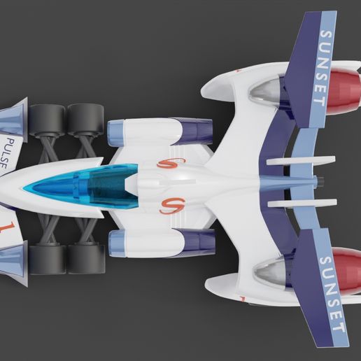 🔮 Future GPX Cyber Formula Asurada AKF Miniature Fan Art・ STL File for ...