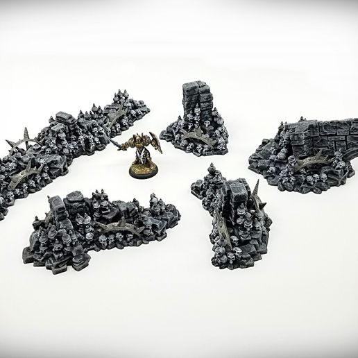 🎲 Rubble Pile Bundle - Grimdark・ 3D File for ・Cults