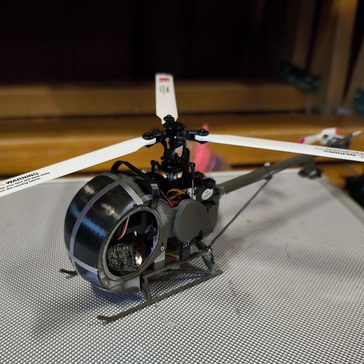 🚁 schweizer 300 semi scale rc helicopter on xk k123 mechanic・3D Print ...