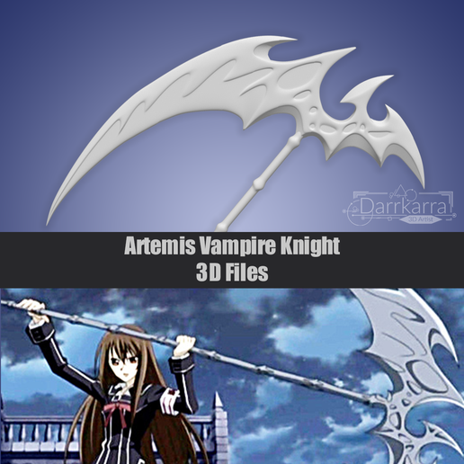 🧛 Artemis Vampire Knight STL file・ 3D File for 3D printing・Cults