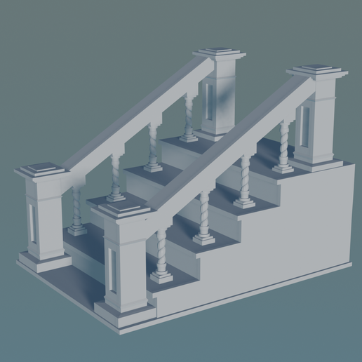 STL file 3D staircase 🪜 (OBJ and 3MF)・3D printable model to download・Cults