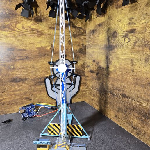 🎲 3D Printable Turbo Force Ride Model H0 scale・ 3D File for 3D printing ...