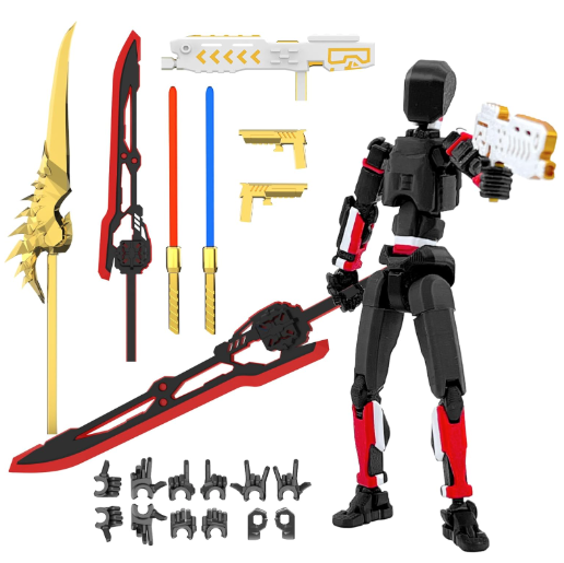 👾 T13 action figure already assembled, Titan 13 multicolor action ...