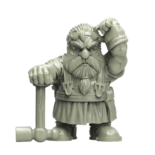 3D file AX180-184 Dwarf Blacksmith Pack x5 🎲 ・3D printing design to ...